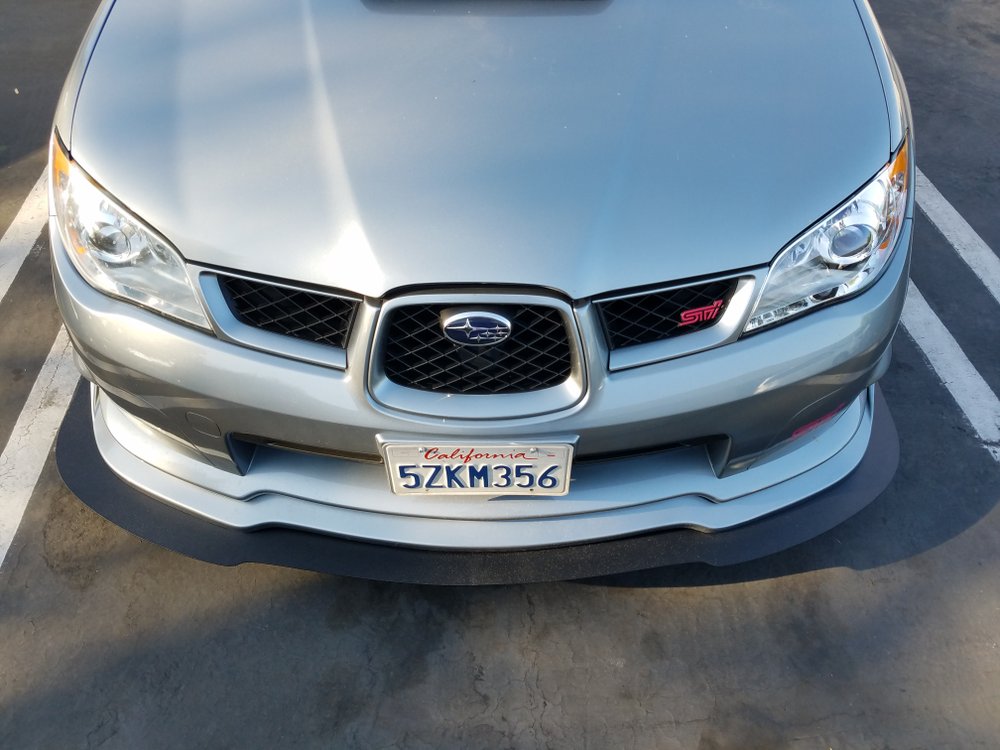 SUBARU WRX/STI Front Splitter (Hawkeye) – DiffusersandMore