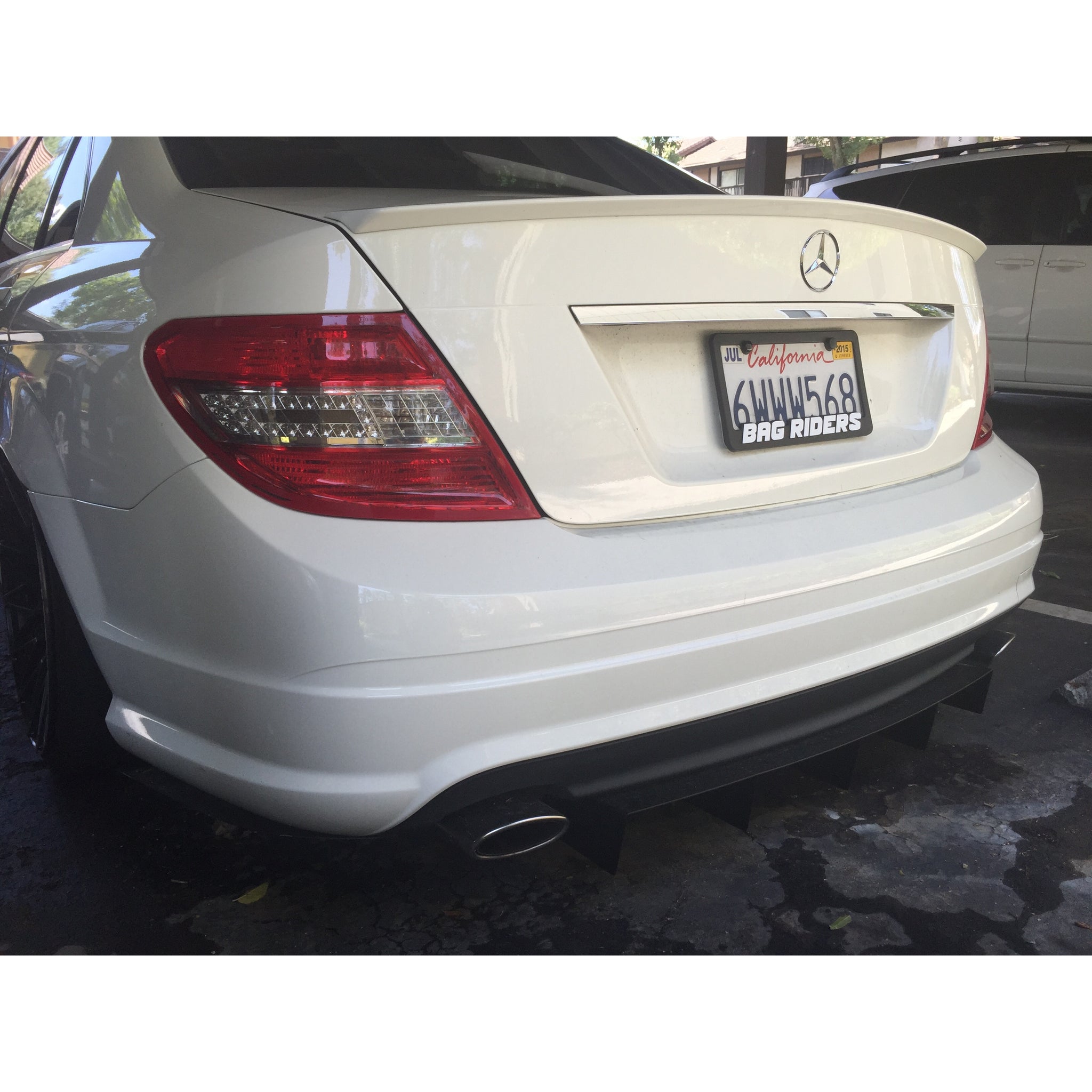 MERCEDES BENZ C300 Rear Diffuser (2008-2013) – DiffusersandMore