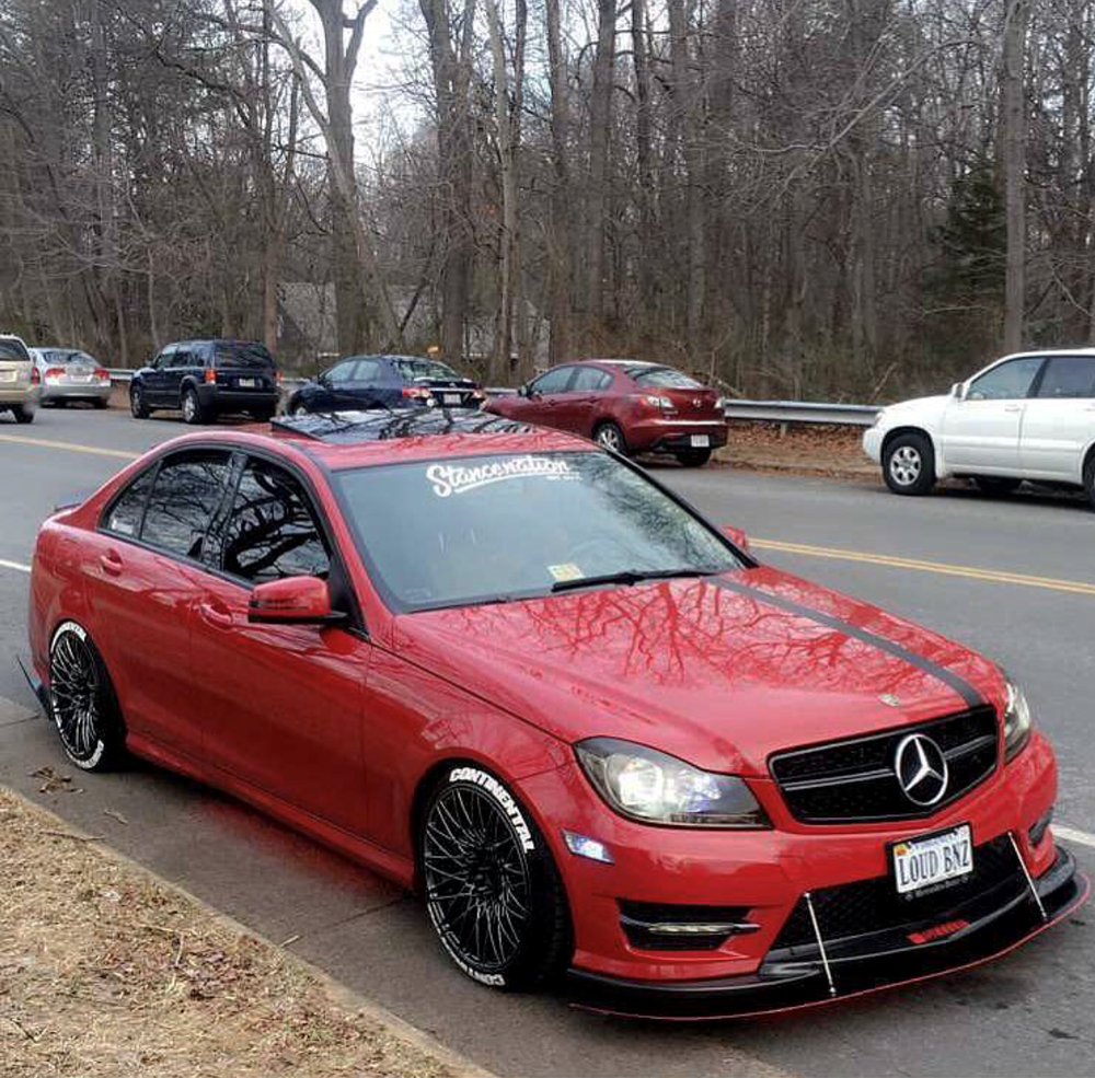 MERCEDES BENZ Front Splitter (W204) – DiffusersandMore