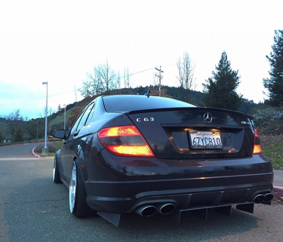 MERCEDES BENZ C63 AMG Rear Diffuser (2008-2013) – DiffusersandMore