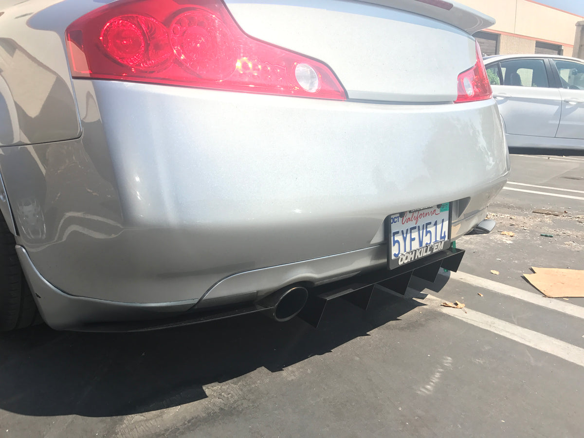 INFINITI G35 Coupe Rear Diffuser – DiffusersandMore